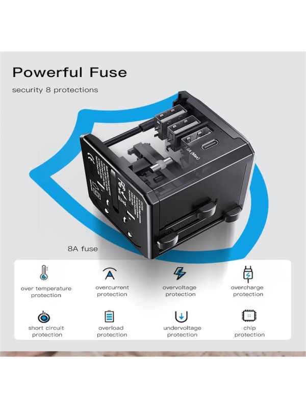 Yesido MC09 4 Port Universal Adapter | MC09 - MC09